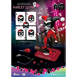 Beast Kingdom Batman The Animated Series: Harley Quinn EAA-118 Egg Attack Action Figure, Multicolor