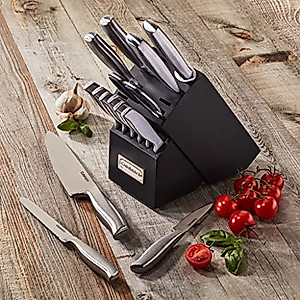Cuisinart C77SS-15PG 15pc German Stainless Steel Hollow Handle Cutlery Block Set