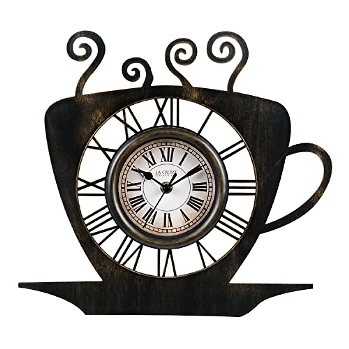 La Crosse 13-Inch Latte Mug Quartz Analog Wall Clock - 404-3833B