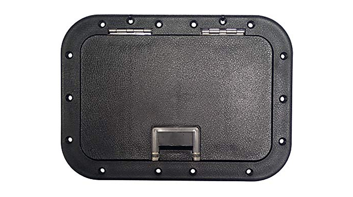 RABUD 7x11 Black Handle Lever Hatch for Boats