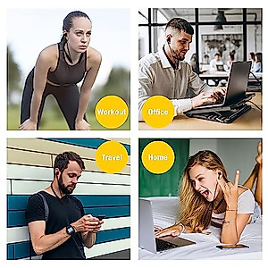 HomeSpot Neckband Wireless Earbuds [2023 Version] aptX Low Latency Bluetooth 5.1 Headphones Qualcomm® CVC™ for Gym, Running, Gaming & Meeting Compatible with iPhone, Samsung Galaxy, Google