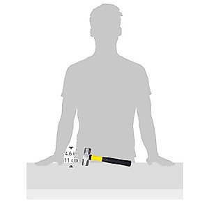 Performance Tool 1935 2lb Fiberglass Handle Sledge Hammer , Black