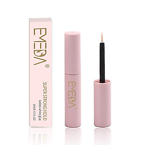 10 Pairs Natural False Lashes and White Glue