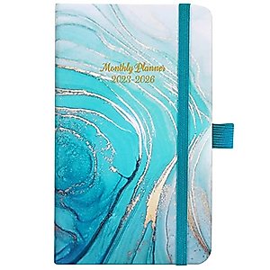 2023-2026 Pocket Planner/Calendar - Jul 2023 - Jun 2026, 3 Year Monthly Planner 2023-2026, 6.3" × 3.8" Calendar Planner, 61 Note Page, 2 Bookmarks, Pen Loop, Inner Pocket, Perfect Organizer for Purse