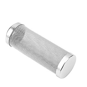 Yosoo Health Gear Shrimp Filter Guard, 2 Piece Stainless Steel Aquarium Mesh Filter, Intake Strainer Filter, Fish Tank Filter Inlet Inflow Basket, Protecting Fish from Inhalation(Large 16mm)