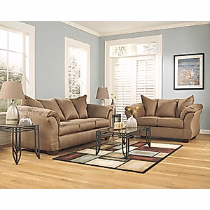 Signature Design by Ashley Darcy Casual Plush Loveseat, Brown