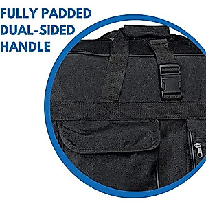 Homiegear Expandable Rolling Wheeled Duffle Bag Spinner Suitcase Luggage - 6 Wheels (36 Inch)