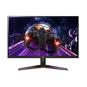 LG 32MP60G-B Monitor 31.5" FHD (1920 x 1080) IPS Display, AMD FreeSync, 1ms MBR Response Time, Refresh Rate 75Hz, On-Screen Control - Black