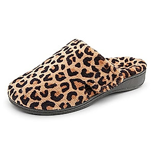 Vionic Gemma - Orthaheel Orthotic Slipper Natural Leopard - 9 Medium