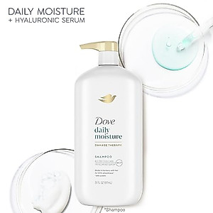 Dove Ultra Care Shampoo Daily Moisture Pack of 4 for Dry Hair Shampoo with Bio-Restore Complex 31 oz