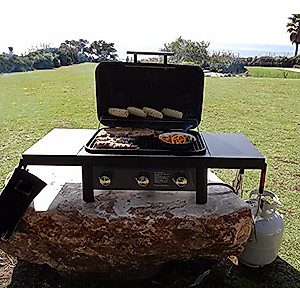 Bronco-3 Burner Propane Gas Grill/Portable by Brand-Man Grills