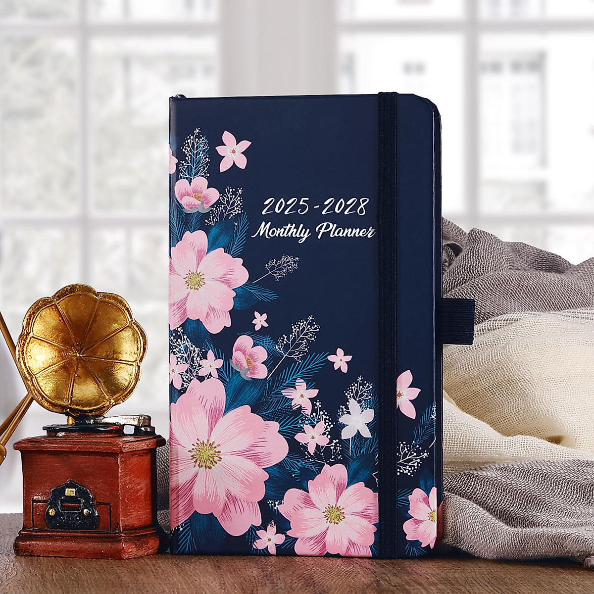2023-2025 Pocket Planner/Calendar - 3 Year Monthly Planner from Jan 2023 - Dec 2025, 6.3" x 3.8", 2023-2025 Monthly Planner with 61 Notes Pages, Inner Pocket, Pen Loop, Elastic Closure