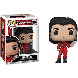 POP Money Heist: La Casa De Papel - Nairobi Funko Pop Vinyl Figure (Bundled with Compatible Pop Box Protector Case), Multicolored, 3.75 inches