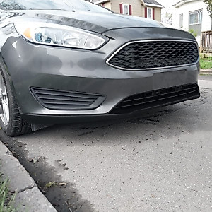 ECOTRIC Front Bumper Valance Lower Grill Compatible with 2015-2018 Ford Focus F1EZ17626A Lower Lip Chin Grill Grille Spoiler Panel