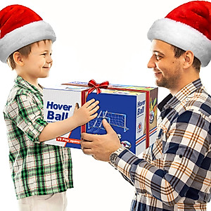 HopeRock 3-in-1 Hover Soccer Ball Hockey Bowling Set, Indoor and Outdoor Toys for Kids Ages 3-12, Outside Toys with LED Lights, Christmas Birthday Gifts for 3 4 5 6 7 8 9+ Year Old Boys Girls