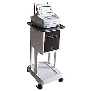 NEOCHY Movable Trolleys, Kitchen Storage Hand Trucks, Abs Beauty Instrument Utility Trolley with Handle,Steel Small Bubble Cart with Brake Wheel,50Kg Load Capacity