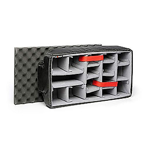 Nanuk 935 Waterproof Carry-On Hard Case with Wheels and Padded Divider (Black)