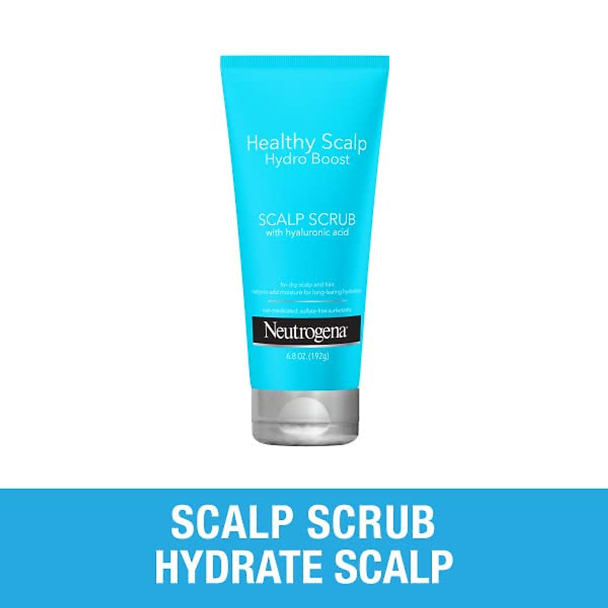 Neutrogena Healthy Scalp Hydro Boost Scalp Scrub with Hyaluronic Acid, for Exfoliating, Hydrating, Cleaner Hair