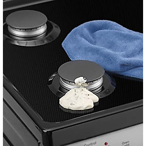 FireFly Home Stove Top Protector for General Electric GE Gas Range Stove Top, Custom Fit Ultra Thin Reusable Burner Splatter Spill Guard Protective Cover Liner - JGBS86SPSS