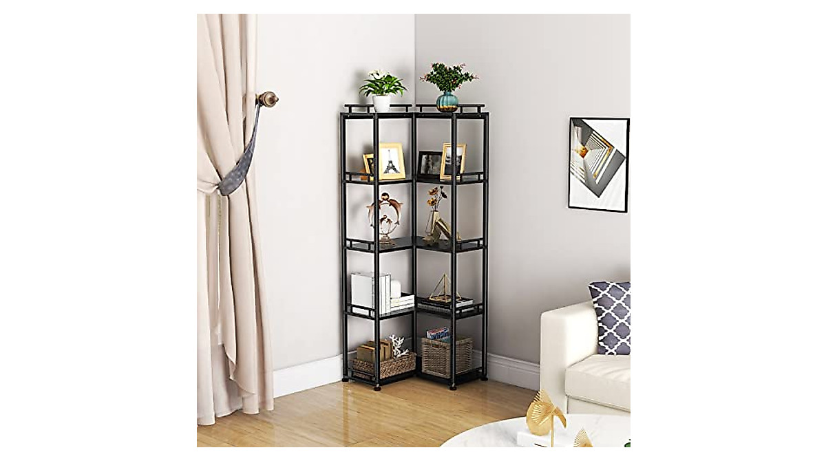FLE 5 Tier Corner Shelf - Stylish & Sturdy Storage