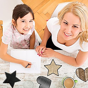 48 Pcs Industrial Chic Cutouts Rustic Farmhouse Classroom Decor Industrial Accents with Glue Point Dots for Bulletin Board Decoration Back to School Chalkboards School Nursery Kids Art Decor