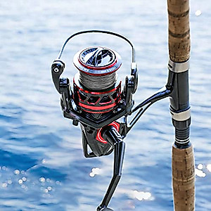 RUNCL Spinning Reel Titan II 3000, Fishing Reel - Full Metal Body, Max Drag 44LB, 5 Carbon Fiber Drag Washers, 9+1 Stainless Steel Shielded Bearings, Hollow Out Rotor - Saltwater & Freshwater Fishing