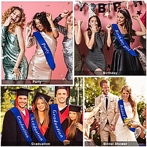 Blue Sash 12 Pcs Dark Blue Sashes Royal Blue Blank Sash Bulk Prom Queen Sash Senior Sashes Class Of 2024 Blank Sashes For Pageants Graduation Sash Groom Sash Diy Birthday Sash For Men Party Favors