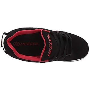 Heelys Men's Voyager Tennis Shoe, Black/Red, 10 M US