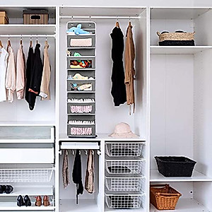 LLdress 5-Shelf Over The Door Organizer,Hanging Storage Organizer,Baby Organizer for Nursery, Pantry, Closet