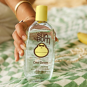 Sun Bum Cool Down Aloe Vera Gel | Vegan After Sun Care with Cocoa Butter to Soothe and Hydrate Sunburn Pain Relief | 8 oz