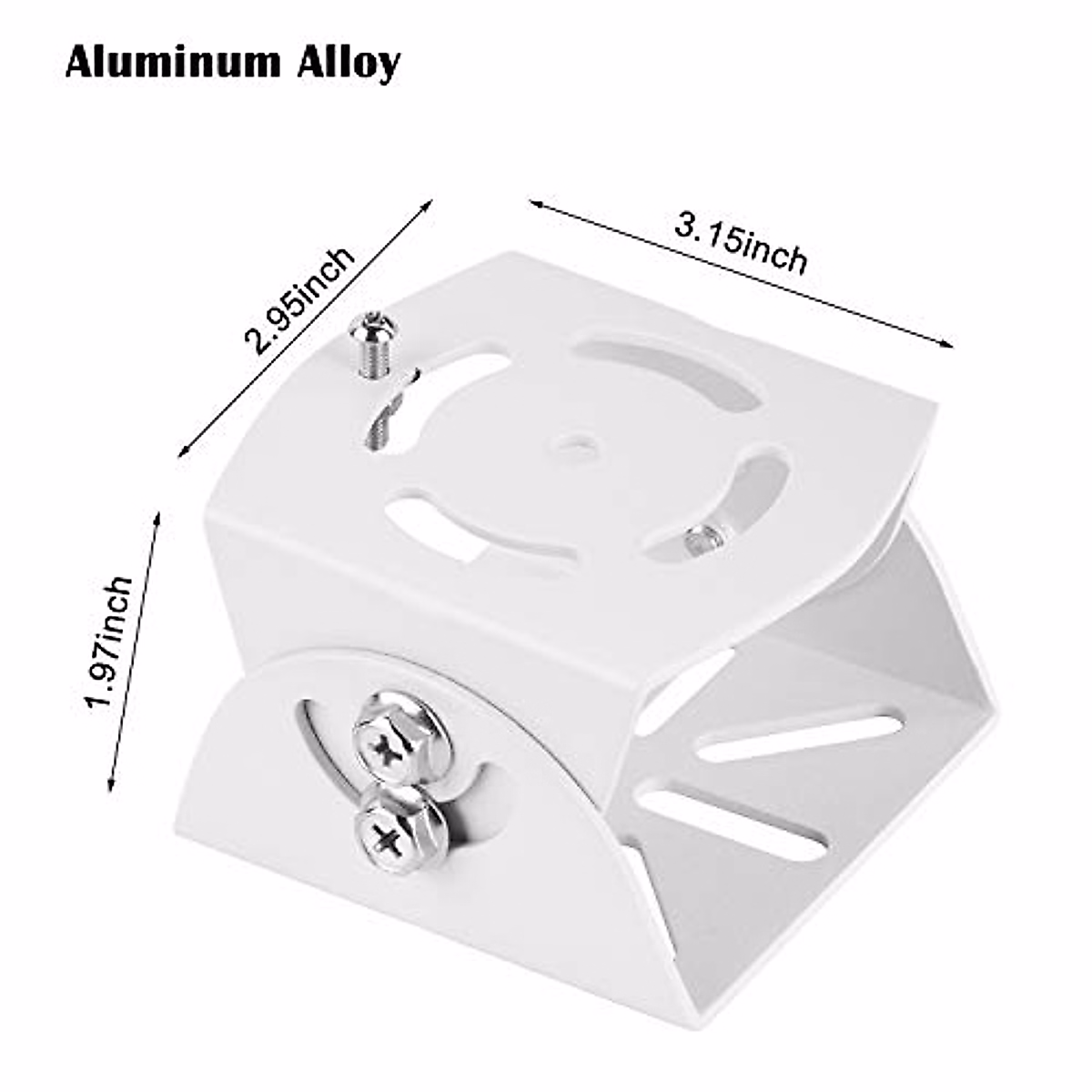 Adjustable Angle Mount for Infant Optics DXR-8, Motorola, Samsung, Babysense, HelloBaby and Most Universal Monitors Camera, Aluminum Alloy Material