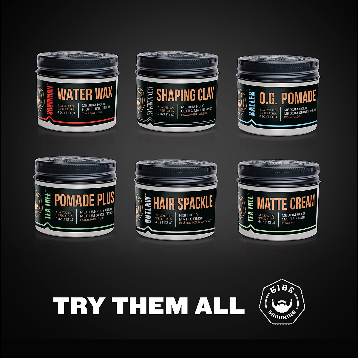 GIBS Outlaw Hair Spackle, 4 oz