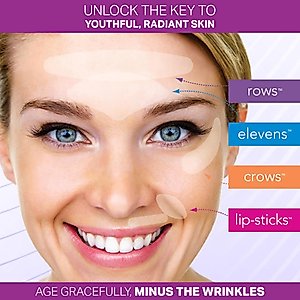 Furlesse Rows Wrinkle Patches, Overnight Forehead Wrinkle Patches for Fine Horizontal Lines, Non-Invasive Anti-Wrinkle Patches, Anti-Aging Skincare, 30 Patches, 30-Day Use
