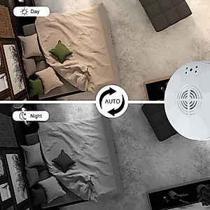 4K Ultra HD Smoke Detector Hidden Camera | WiFi Remote Real-Time Viewing | Night Vision | Motion Detection | Hidden Home Security Baby Pet Nanny Camera | No Audio | Energized for use