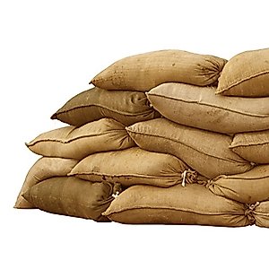 Sandbaggy Burlap Sand Bags - Size: 14" x 26" - 50 lb Weight Capacity - For Flooding, Flood Water Barrier, Tent Sandbags, Store Bags - Sandbags-Sand Not Included - Sand Bags for Flooding(10 Bags)