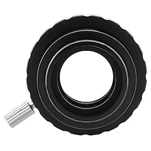 0.5X C-Mount Objective Lens,1/2 CTV Adapter for Video Digital Camera Trinocular Stereo Microscope, Comes with 1-1/8
