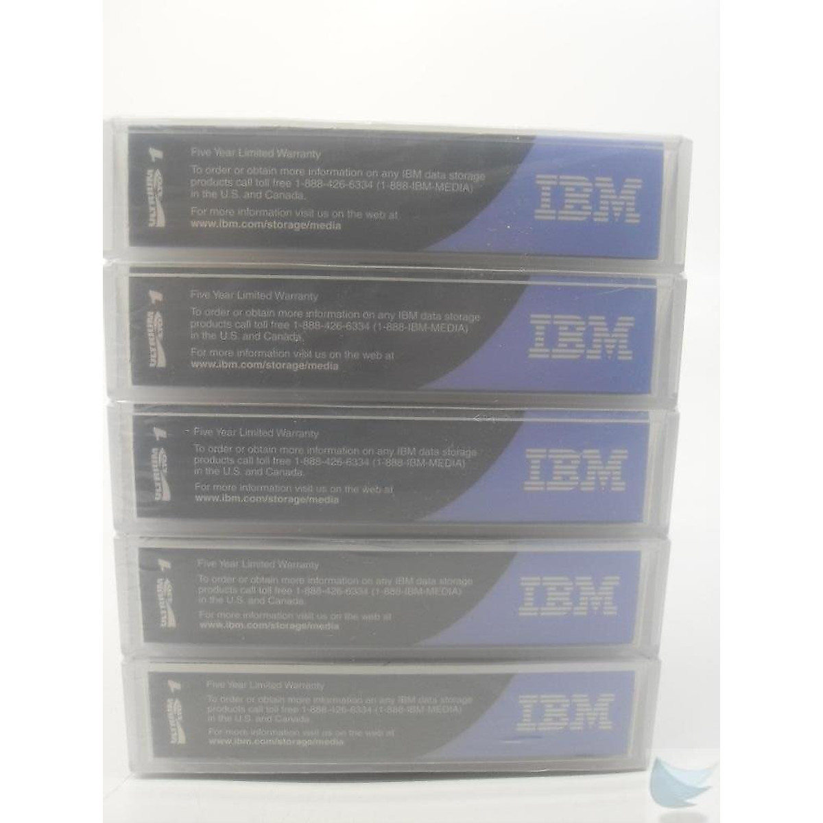 IBM 08L9120 LTO-1 Ultrium-1 Data Cartridges Qty 5 Per Box