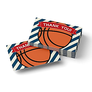 Basketball Thank you cards Encouragement Affirmation Surprise Notes Thank you We Appreciation you Pack of 100 3.5 x 2 Inch