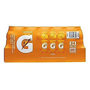 Gatorade Beverage (Pack of 24) 20 Fl Oz, 480 Fluid Ounce, Orange, 480 Fluid Ounce