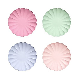 Meri Meri Compostable Party Plates, Pack of 8 Eco Friendly Plates for Parties and Occasions, Single Use, Compostable/Disposable