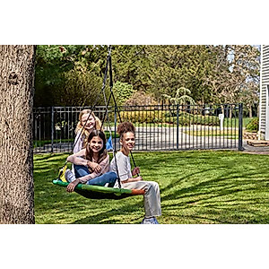40 Inch Tree Swing Saucer Swing - 800Lb Weight Capacity, 900D Oxford Waterproof, With Hanging Straps Tree Swings for Kids Outdoor Swing For Kids Swing | Tire Swing | Tree Swing For Adults | Disc Swing