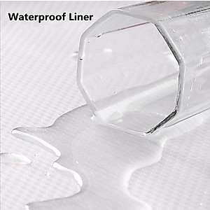 Soqool 8 PCS Refrigerator Mats Fridge Shelf Mats Kitchen Shelf Liners Drawer and Cabinet Liners Washable Table Placemats, Easy to Clean (2Green+ 2Blue+ 2Pink+ 2White)