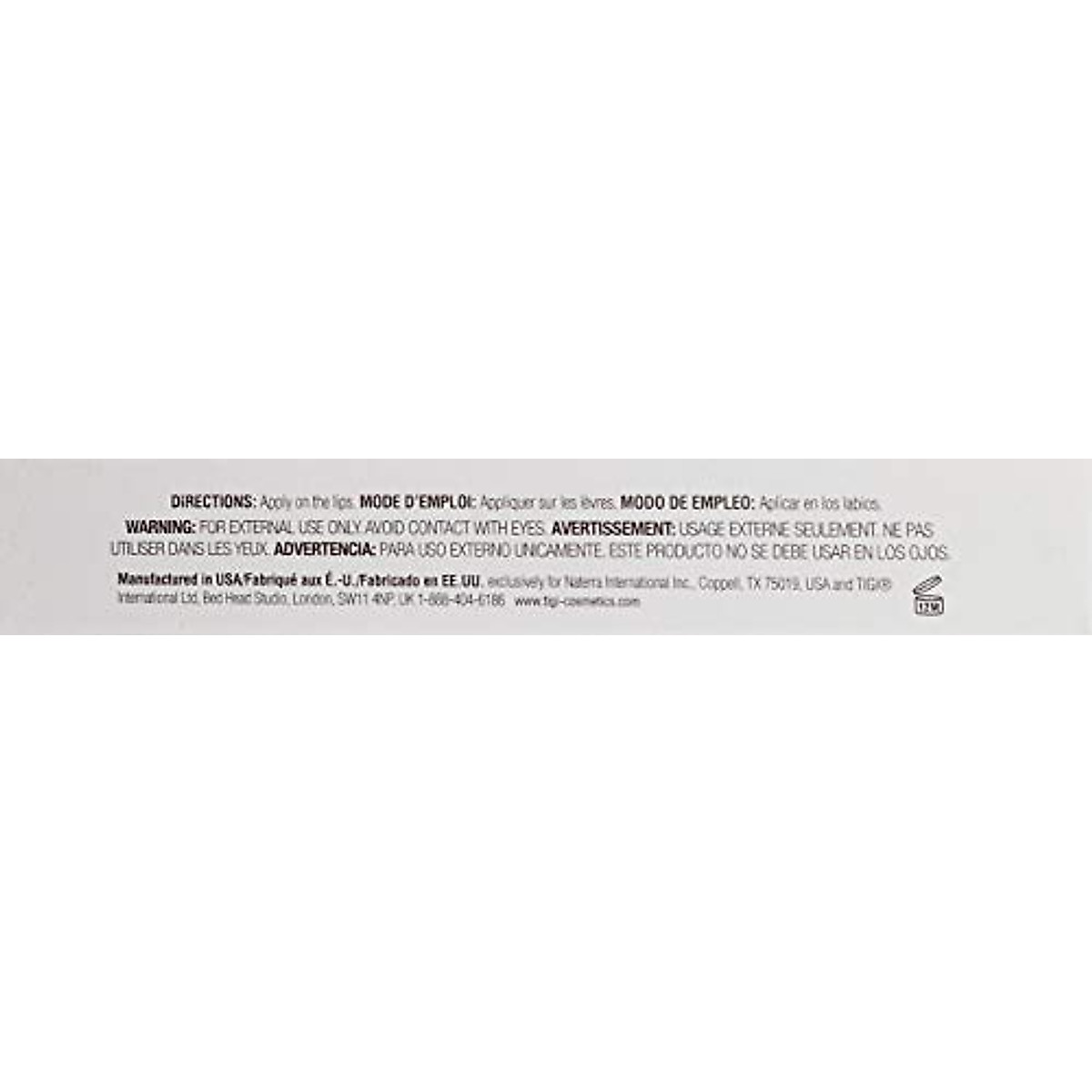 TIGI Cosmetics Luxe Lip-Gloss, Superstar, 0.11 Ounce