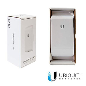 Ubiquiti NanoStation locoM2 IEEE 802.11b/g 300 Mbps Wireless Bridge - ISM Band - 49.2 ft Maximum Outdoor Range - 1 x Network (RJ-45) - Pole-mountable (UbiquitiLOCOM2 )