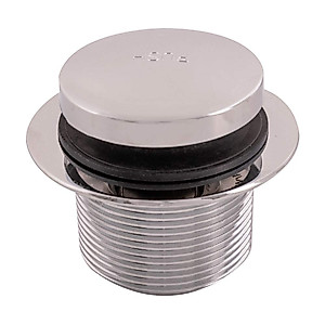 Eastman Tip-Toe Bath Drain Assembly Kit with Flange and Drain Washer, 1-1/2 Inch x 11.5 Inch Coarse Thread, Chrome Plated, 35235