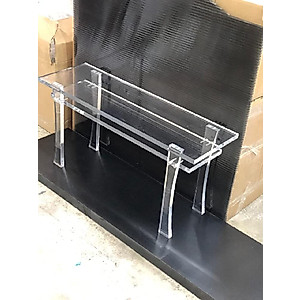 bynuraybirtane Lucite Transparent Bench