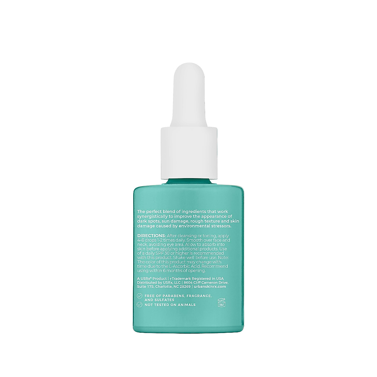 Even Tone Super Glow Serum, USRx®, Anti-Aging Serum Brightens, Firms, and Smoothes to Improve the Appearance of Wrinkles, Sun Damage, and Dark Spots, with 10% Vitamin C and Key Ingredients, 0.5 Fl Oz