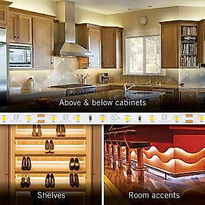 Armacost Lighting 421502 Ribbon Flex Home LED Tape Light Kit, 16 ft, AC Dimmable (3000K) 300 LED Lights