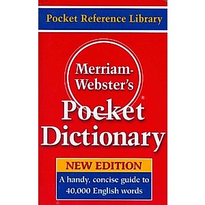 Merriam-Webster's Pocket Dictionary, Newest Edition, (Flexi Paperback) (Pocket Reference Library)