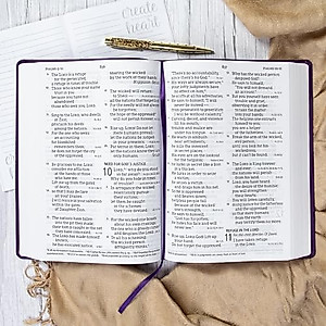 CSB Super Giant Print Reference Bible, Value Edition, Purple LeatherTouch, Red Letter, Presentation Page, Cross-References, Full-Color Maps, Easy-to-Read Bible Serif Type